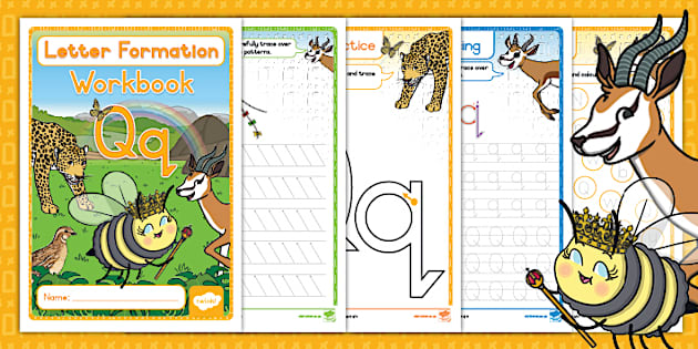 Grade 1 Letter Formation Workbook - Qq (teacher made)