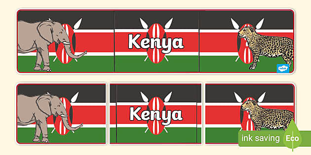 Kenya Banner (Teacher-Made) - Twinkl