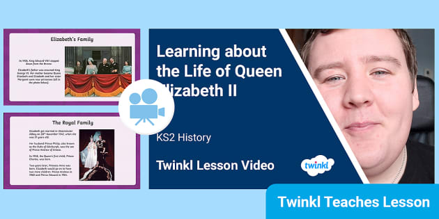 FREE! - KS2 (Ages 7-11) History: Queen Elizabeth II Video Lesson