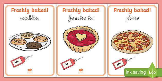 Bakery Posters (teacher made) - Twinkl
