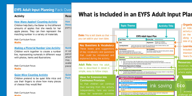 FREE! - EYFS Maths: Beginning to Represent Numbers... Adult Input ...