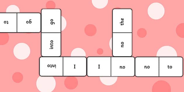 Phase 2 Tricky Words Dominoes Teacher Made Twinkl