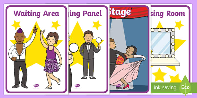 Dance Competition Backstage Display Signs (teacher made)