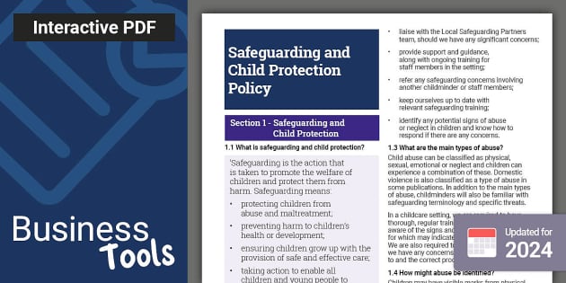 Childminder Safeguarding and Child Protection Requirements