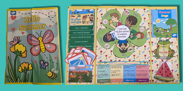 Summer is Here Lapbook (teacher made) - Twinkl