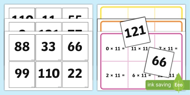 👉 11 Times Table Bingo - Twinkl - KS2 - Twinkl 👉 11 Times Table Bingo - Twinkl - KS2 - Twinkl