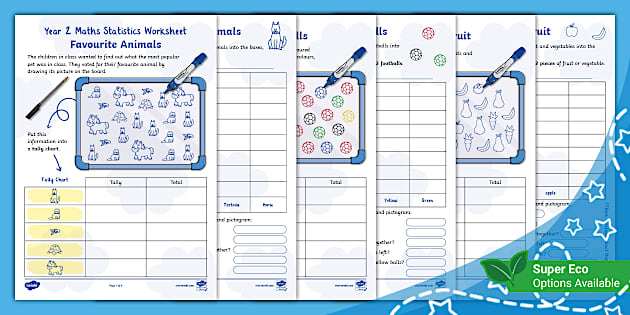 Statistics Worksheet Activity | Maths Resources - Twinkl