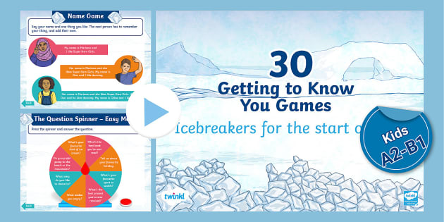 30 Getting To Know You Games öğretmen Yaptı Twinkl