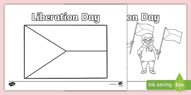 FREE! - Czech Republic Liberation Day Colouring Activity | Twinkl