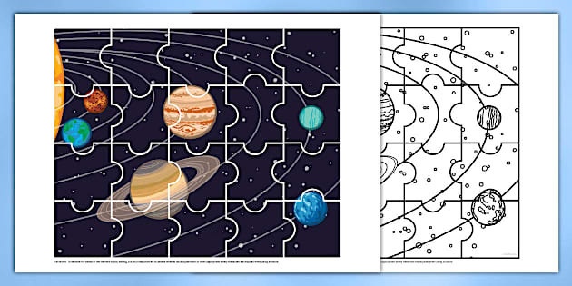 The Planets Jigsaw Puzzle Twinkl Science teacher made