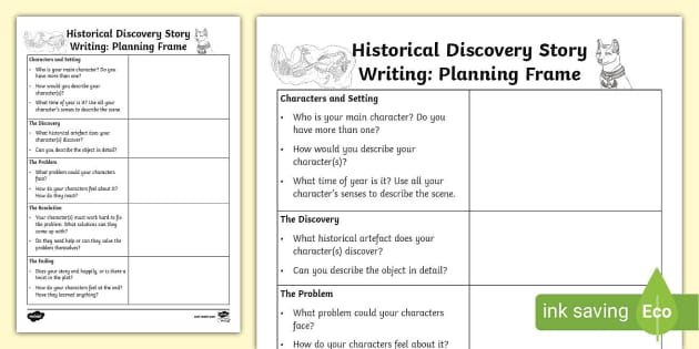 KS2 An Amazing Garden Discovery! Historical Discovery Story Writing ...
