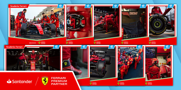 FREE! - Scuderia Ferrari F1: Racing Car Technical Photo Pack