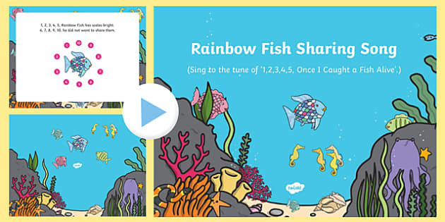 FREE! - Sharing Song PowerPoint to Support Teaching on The Rainbow Fish