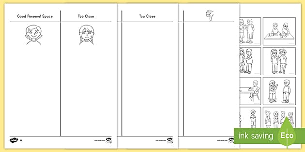 Personal Space Worksheet | Kindergarten Resource | Twinkl US