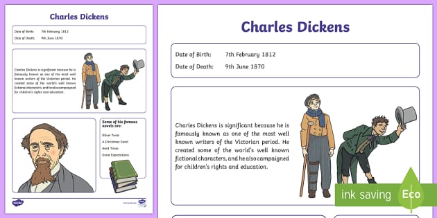 Activities and Facts about Charles Dickens for Kids - Twinkl Blog