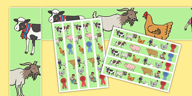 Calf Club Display Borders (teacher made)