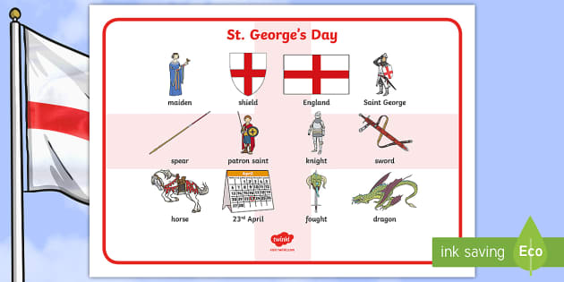 FREE! - St George's Day Word Mat
