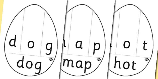 Easter Egg CVC Activity (Teacher-Made) - Twinkl