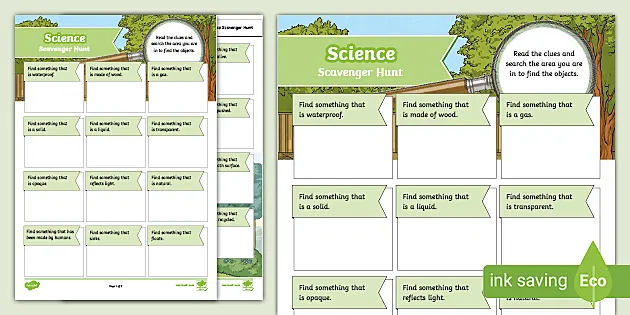 Science Scavenger Hunt