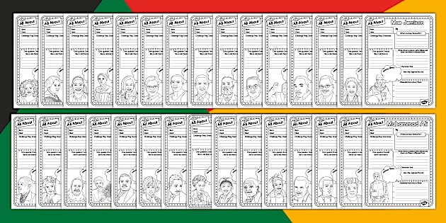 Black History Biography Research Templates for 3rd-5th Grade | Bulletin ...