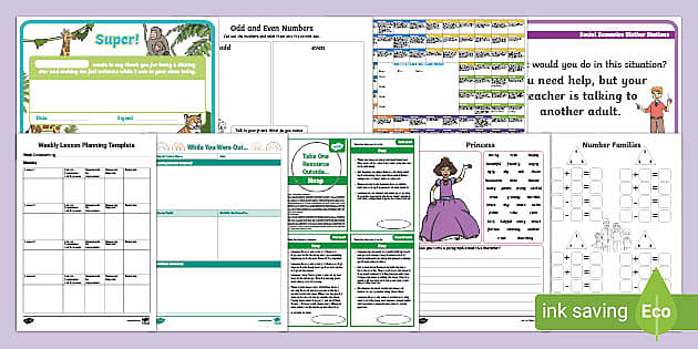 Ultimate Supply Teacher First Level Pack (teacher made)