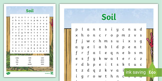 Soil Word Search Geography And Science Twinkl Soil Word Search Geography And Science Twinkl