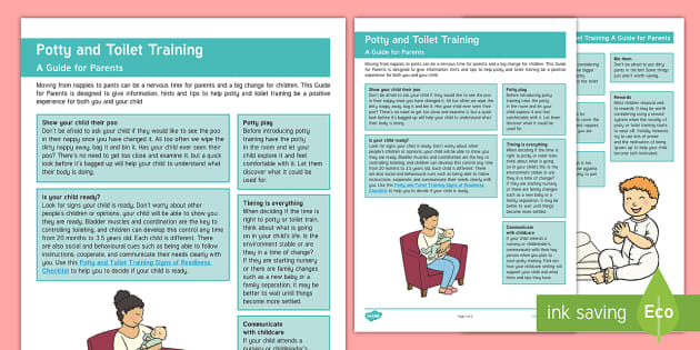 Potty and Toilet Training Guide for Parents