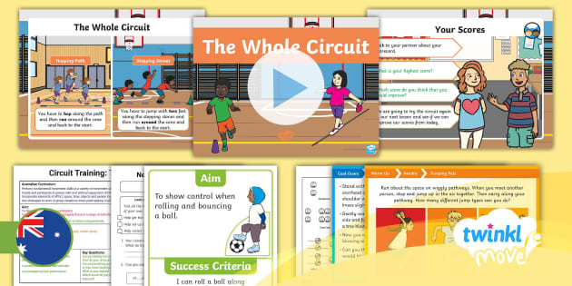 Y1 Circuit Training Lesson 5: The Whole Circuit - Twinkl