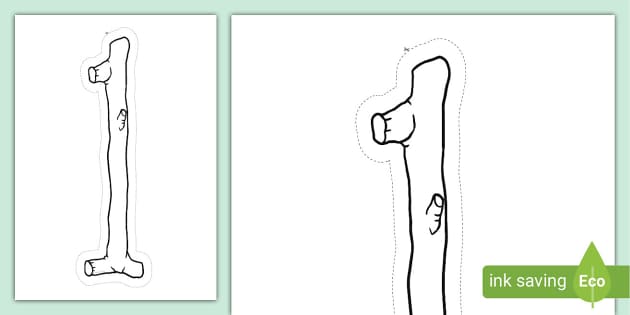 Stick Template Display Cut-Out (Teacher-Made) - Twinkl
