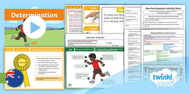 Move PE Year 2 Dance: Animal Olympics Lesson 3: Determination
