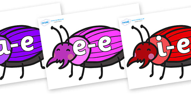 Modifying E Letters on Beetles (teacher made) - Twinkl