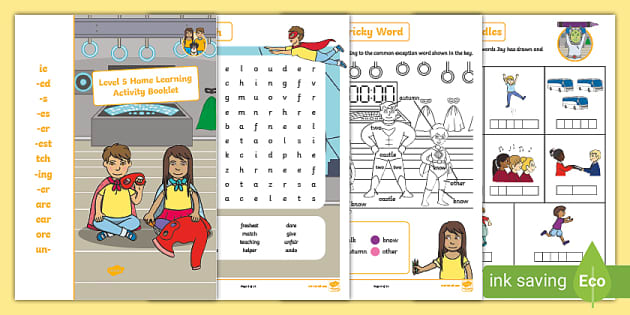 Home Learning Activity Booklet Level 5 Booklet 3 - Twinkl