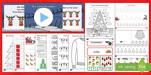 Free Christmas Printable Worksheets & Activities for Kids - Twinkl Blog