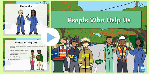 People Who Help Us Information PowerPoint