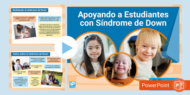 PowerPoint | Apoyo | Estudiantes | Síndrome de Down | NEEP