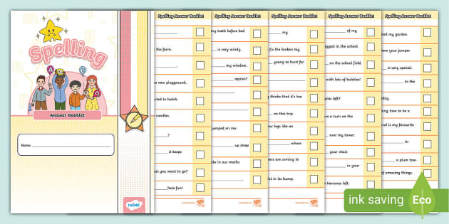 Year 2 Spelling Baseline Assessment Pack