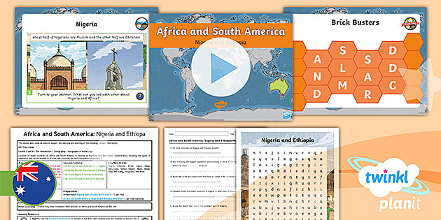 Year 4 HASS Geography Africa and South America Lesson 2