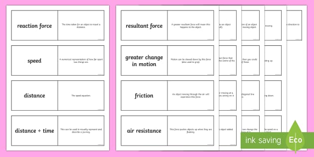 Motion Loop Cards (teacher made) - Twinkl