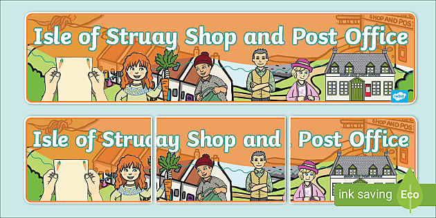 Isle of Struay Shop & Post Office Display Banner