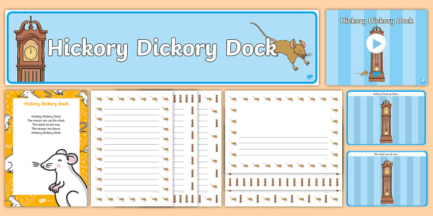 Hickory Dickory Dock Resource Pack (Hecho por educadores)