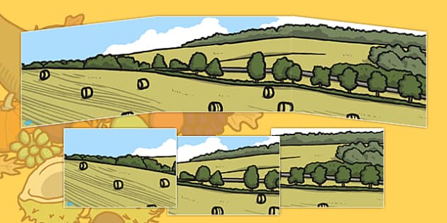 Small World Background (Harvest) (teacher made) - Twinkl