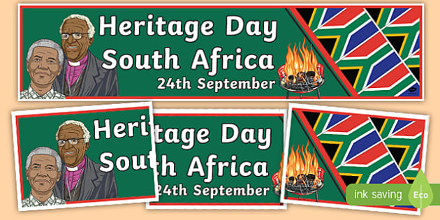 South Africa Heritage Day Display Banner (teacher made)