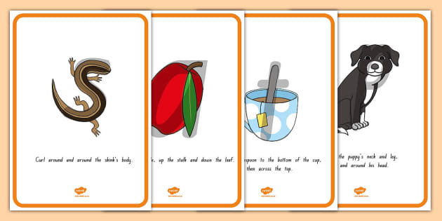 Phonics Level 2 and 3 Mnemonic Posters with Formation Rhymes