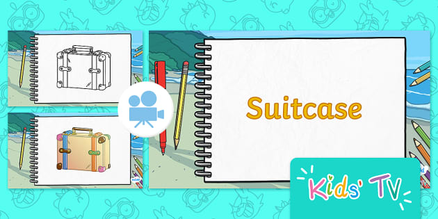 How to Draw a Suitcase | Drawing for Kids