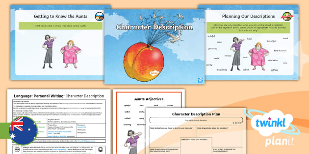 Year 4 James and the Giant Peach Personal Writing Lesson 2 to Support ...