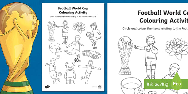 FREE! - Football Colouring Activity (teacher made) - Twinkl