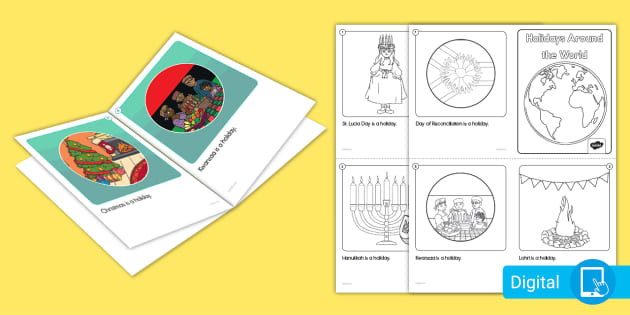 Holidays Around the World Emergent Reader (Teacher-Made)