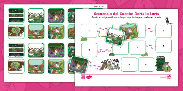 Guía | Trabajo | Secuencia | Cuento | Doris la Loris