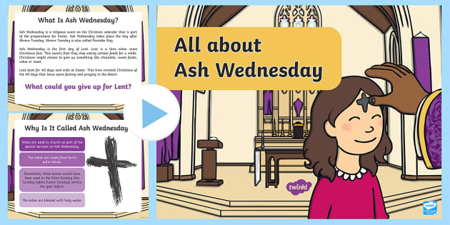 Ash Wednesday CfE First Level PowerPoint (teacher made)