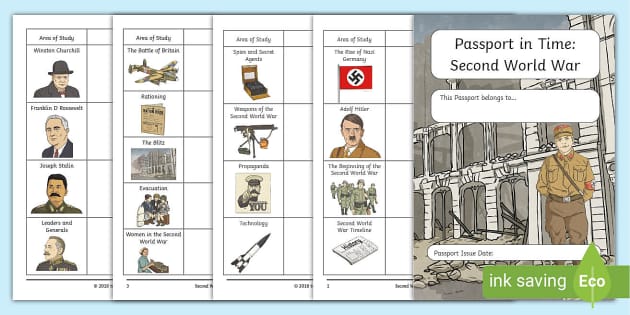 Learning Passport: Information about World War 2 - History Resources